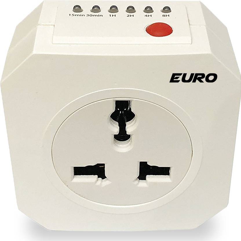 Euro Controls Socket Type Auto Power Cut off Countdown Timer Switch 16A ...