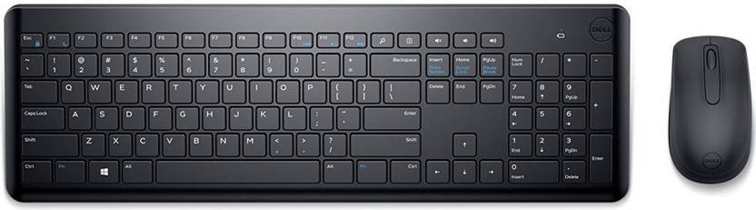 DELL Wireless Combo Wireless Standard Desktop Keyboard Compatible with ...