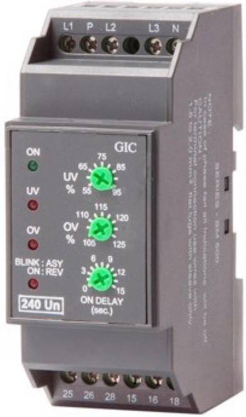 GIC Micon 225 Star Delta Timer 24-240VAC/DC,3-120s 2NO (Cat No: 2ASDT0 ...