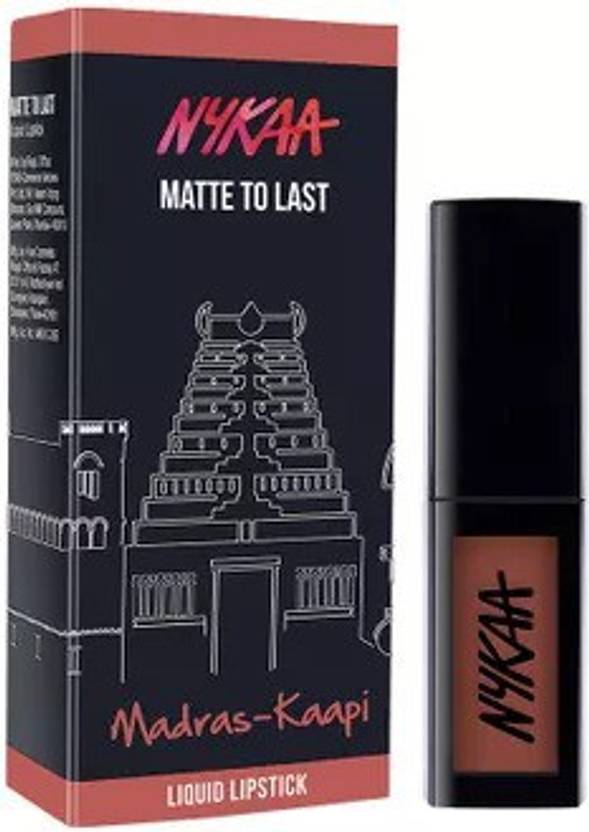 NYKAA Matte To Last ! Liquid Lipstick - Madras-Kaapi 05 - Price in ...