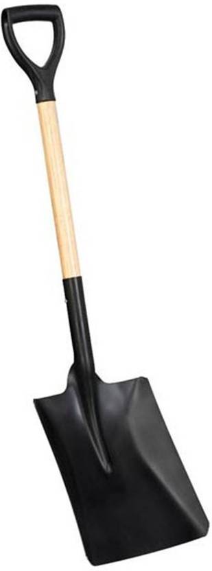 Pretail Garden Spade/Shovel (Belcha) with Wooden Handle, Heavy Duty ...