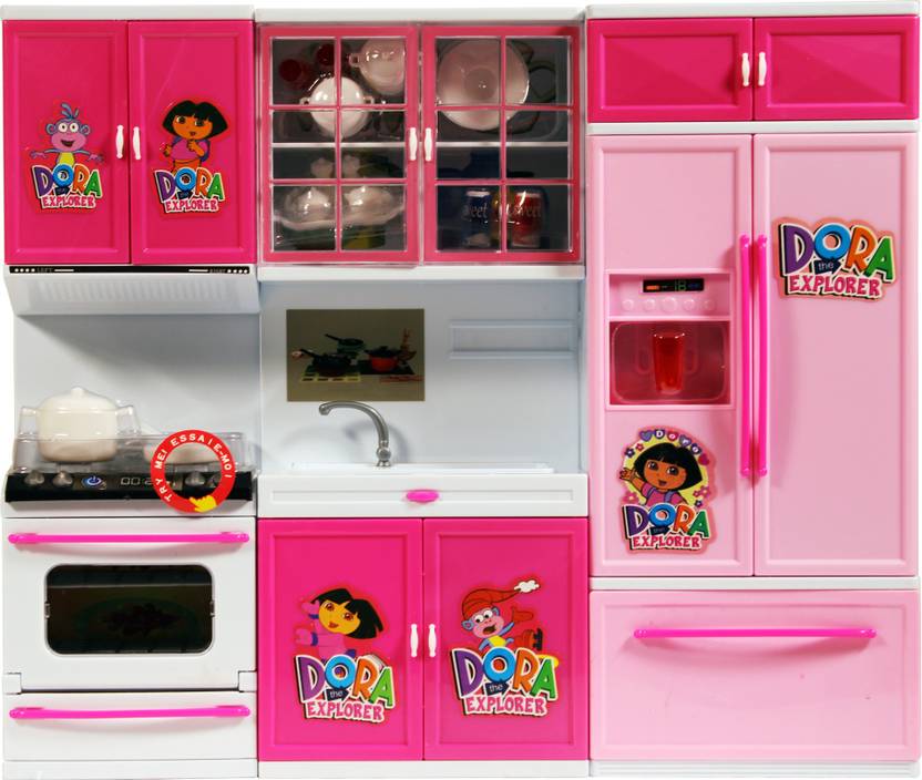 Dora the Explorer Kitchen Set for Kids in Multi Colours (36313DR ...