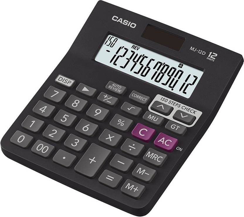 Flipkart.com | CASIO MJ-12D-BK Desktop Basic Calculator - Basic