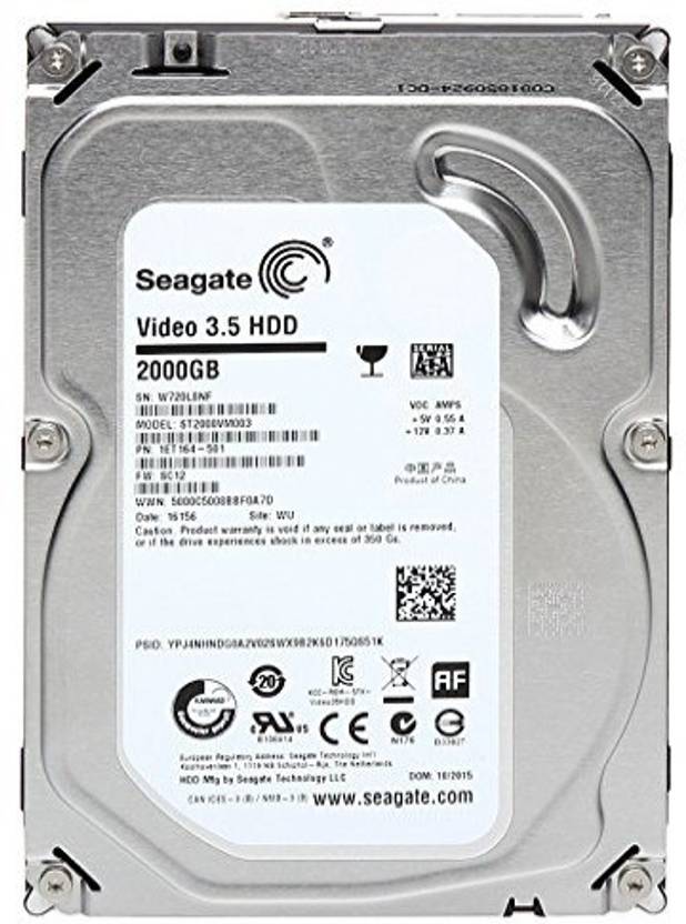 Seagate Seagate 2TB Desktop Internal Hard Disk 2 TB Desktop Silver SATA Internal Hard Disk Drive ...