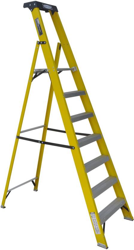 LADDERMAN LADDERMAN LMP 2107 7Step Platform Self Supported Folding Type ...