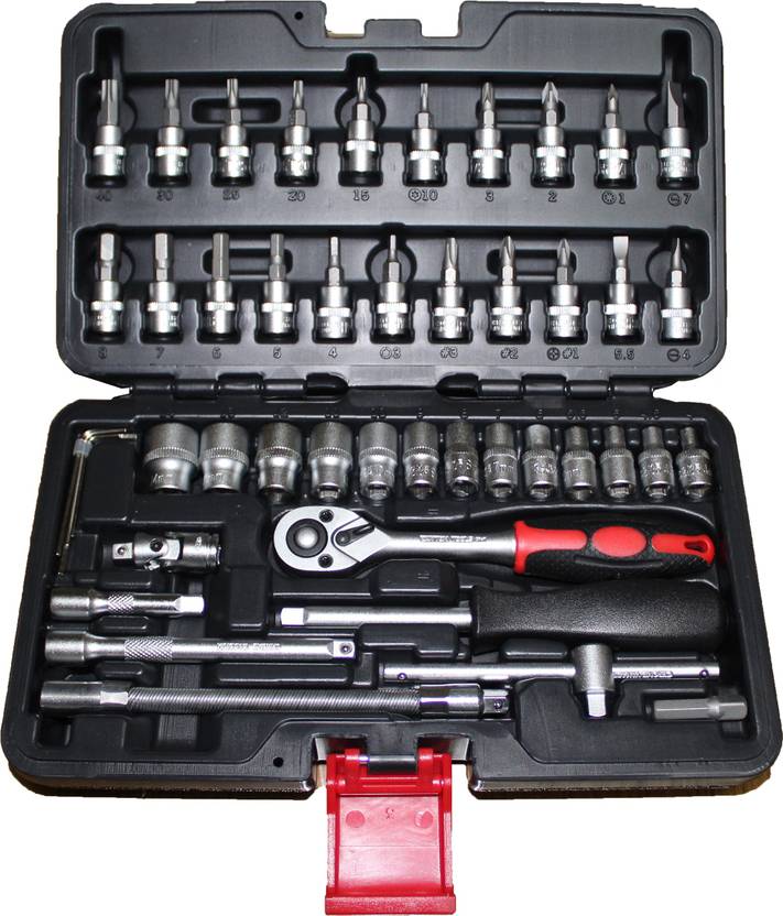 DAYTON SK-2046AM 46Pcs 1/4" Dr. Socket Set Automobile Tool Kit ...