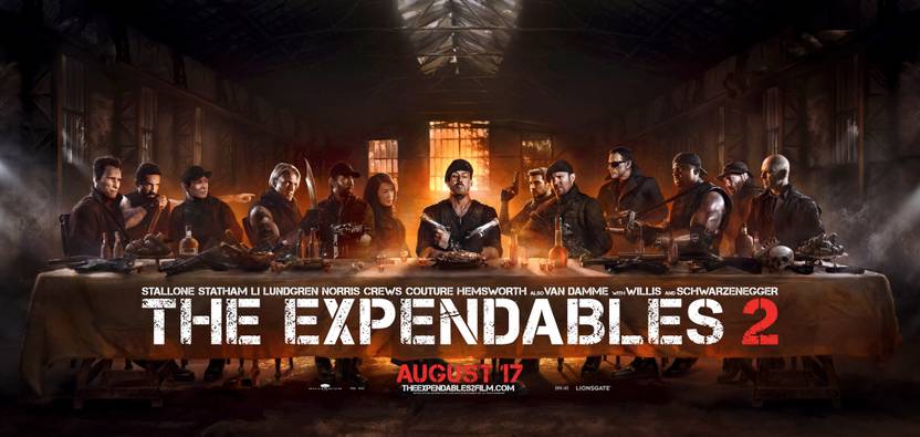 Movie The Expendables 2 The Expendables Bruce Willis Vilain Jean-claude ...