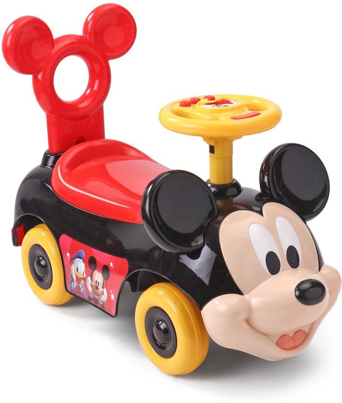 DISNEY -On Car | Face Shape | Imported Premium Quality | Red & Black Colour Car Non Battery ...