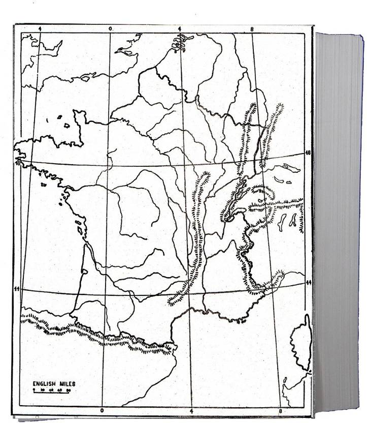 Flipkart.com | CRAFTWAFT OUTLINE MAP OF FRANCE BLANK A4 67 gsm Project ...