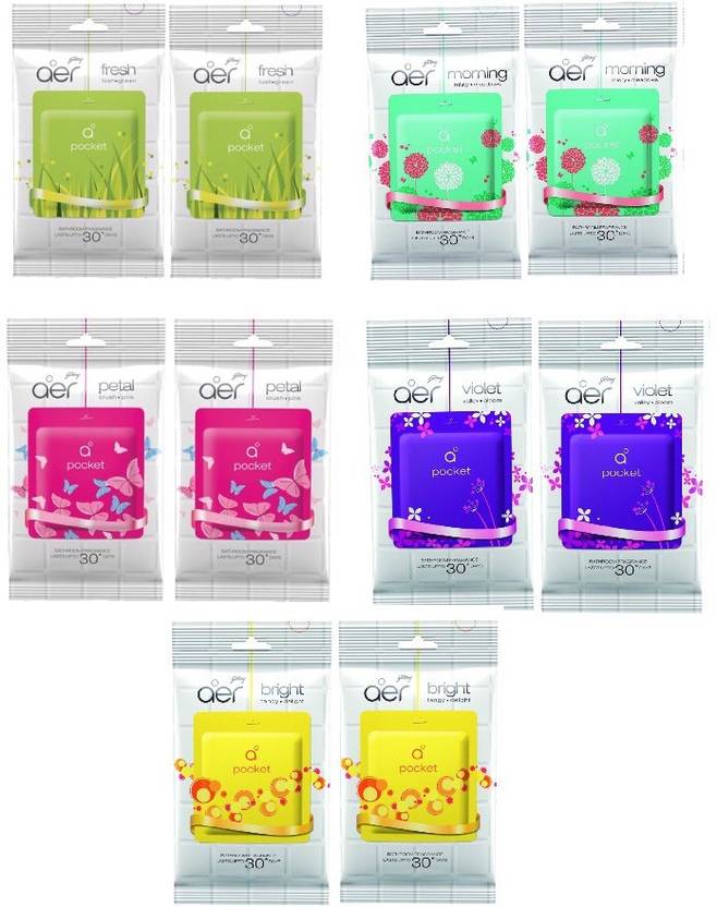 Godrej AER POCKET PACK OF 10 Blocks AIR POCKET 2*5 Price in India - Buy ...