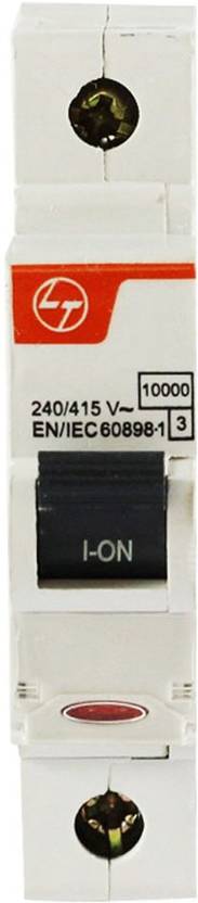 L&T Exora MCB - 6A, 1Pole (SP), 10kA, C Curve BB10060C MCB Price in India - Buy L&T Exora MCB ...