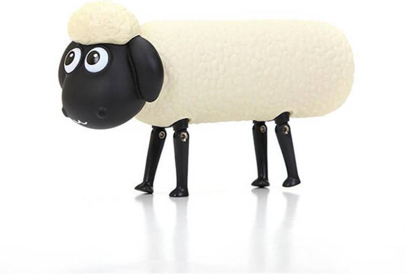 shoppers stoppers Black Face Sheep Shaped Water Bottle 300 ml Glass ...