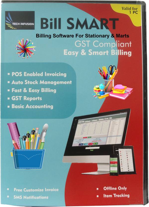 Bill Smart Billing Software for Stationary & Marts Price in India - Buy ...