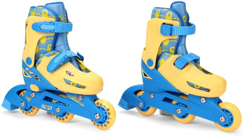 Minion 2IN1 INLINE ADJUSTABLE ROLLER SKATE EXTRA SMALL SIZE Skates ...
