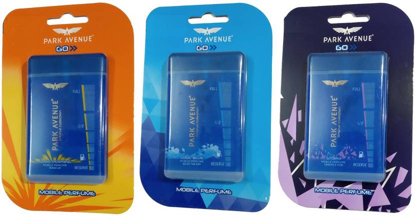 PARK AVENUE Mobile Perfume Good Morning, Cool Blue & Storm With 250 ...