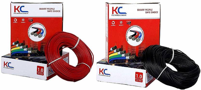 D'Mak KC Cab PVC Insulated Wire 1.0 SQ/MM Single Core Flexible Copper ...