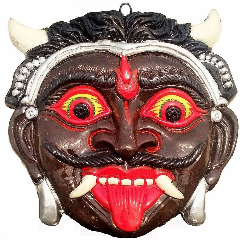 ADA Handicraft Nazar Battu - Wall Hanging Metal Mahakal Face Mask Nazar ...