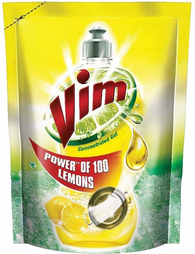 Vim Liquid Lemon 1L Dish Cleaning Gel Price in India - Buy Vim Liquid ...