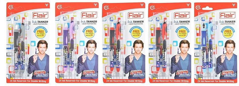 FLAIR Ink Tanker Liquid Ink Fountain Pen - Buy FLAIR Ink Tanker Liquid ...