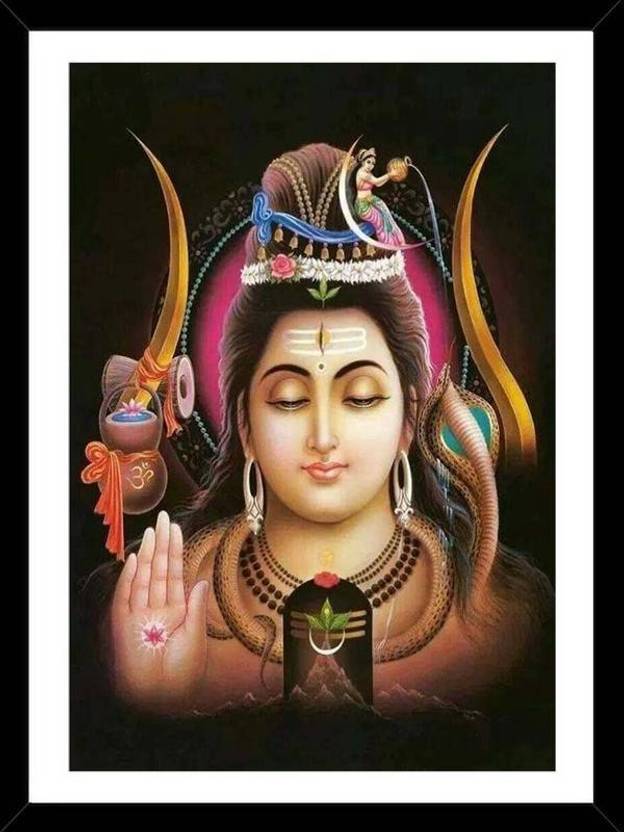 Lord Shiva / Shiv Shankar / Bhole Nath HD Wall Multicolor Poster Photo ...