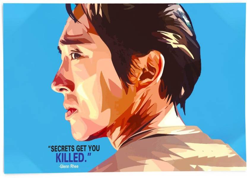 glenn rhee Motivational Wall Posters Paper Print - Personalities ...