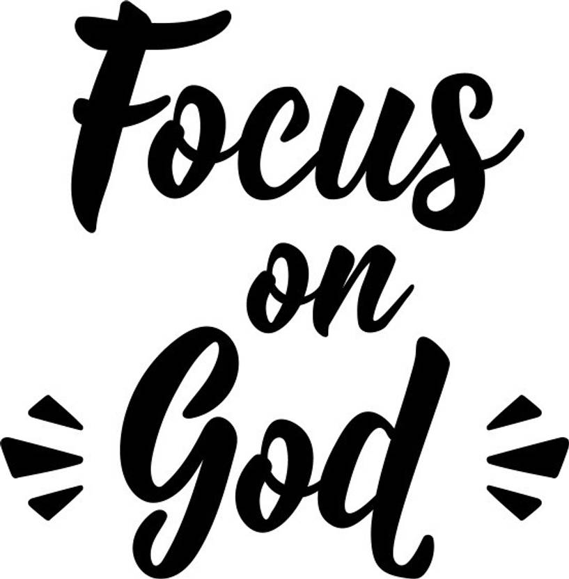 Focus on God Poster |God Poster for Room|Religious Poster|Poster for ...