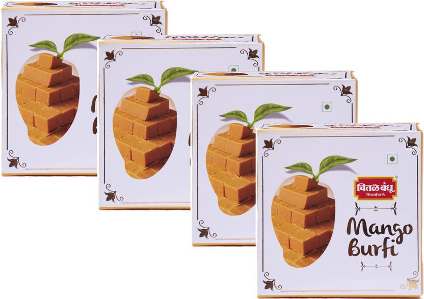 Chitale Bandhu Mango Barfi 500gm - Pack of 4 Box Price in India - Buy ...