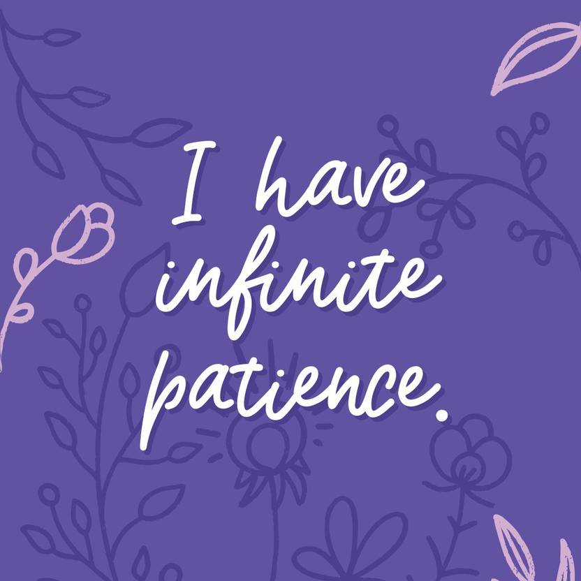 i have infinete patience sticker poster|Motivational Poster ...