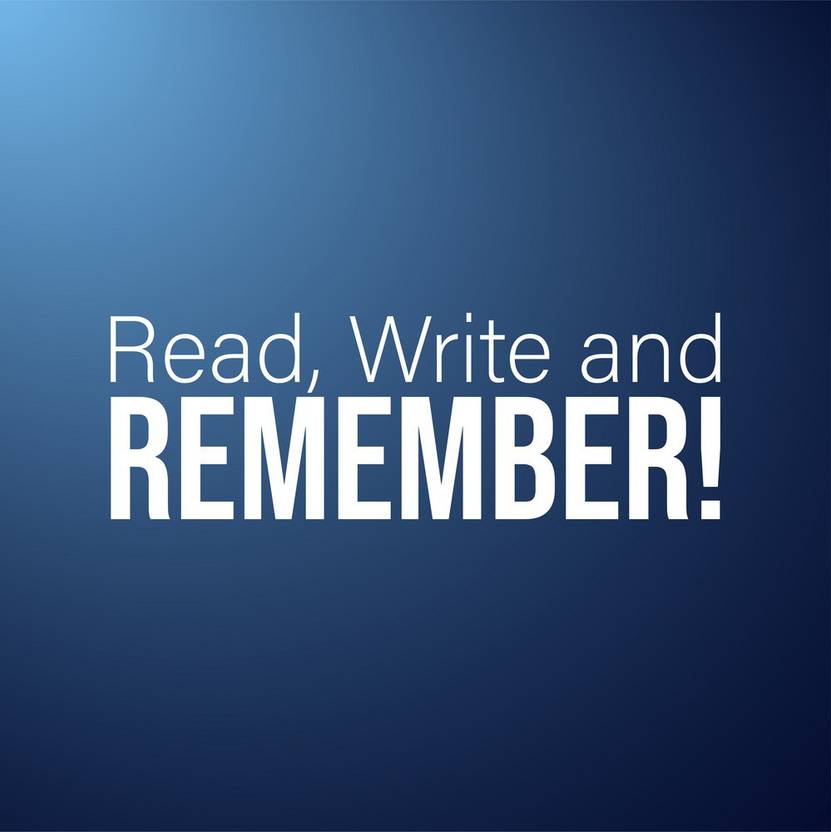 read,write and remeber |Motivational Poster|Inspirational Poster|Gym ...