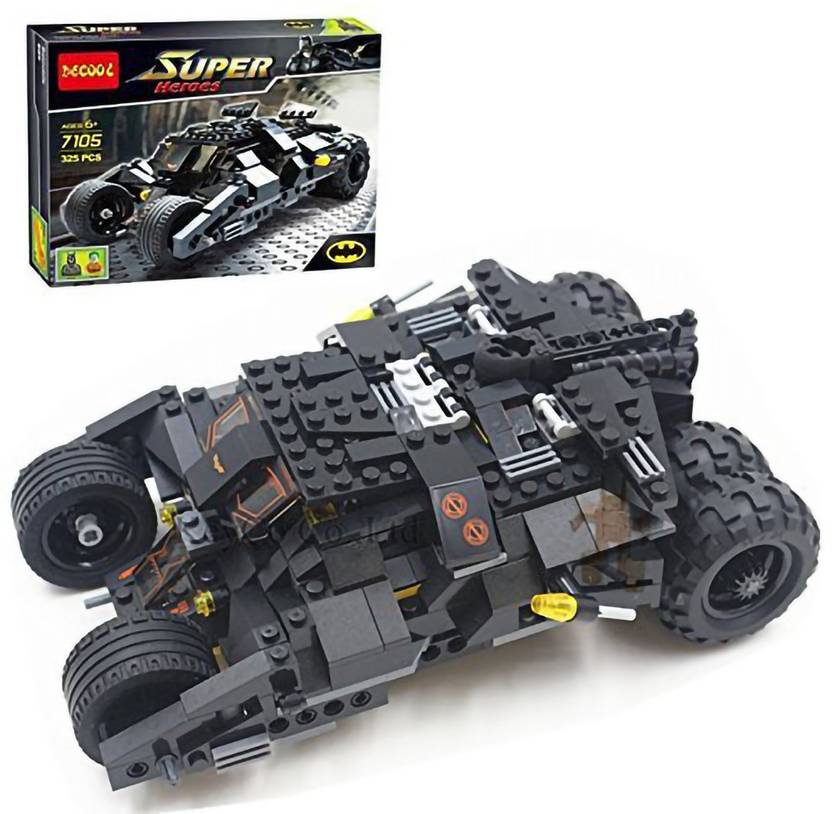 Happy GiftMart Super Heroes Tumbler Batman Batmobile Building Blocks ...