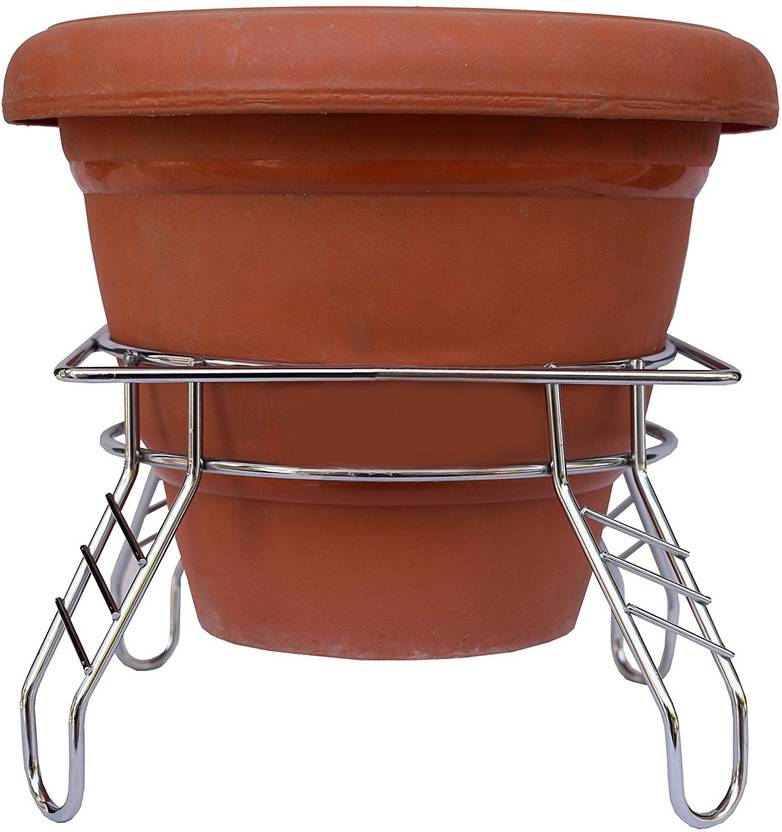 IMPULSE Matka Kitchen Rack Steel Heavy Matka Stand/Plant Pot Stand ...