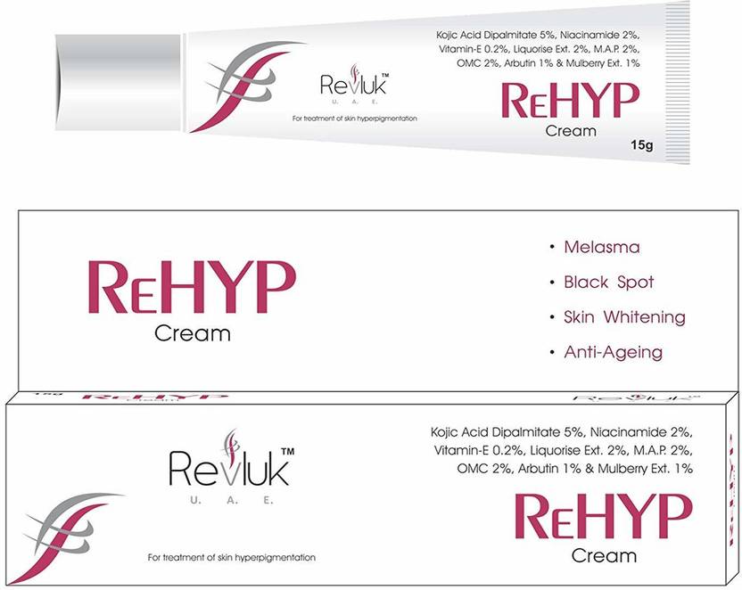 revluk U.A.E. Rehyp D-Pigmentation Cream, White, 15 g - Price in India ...