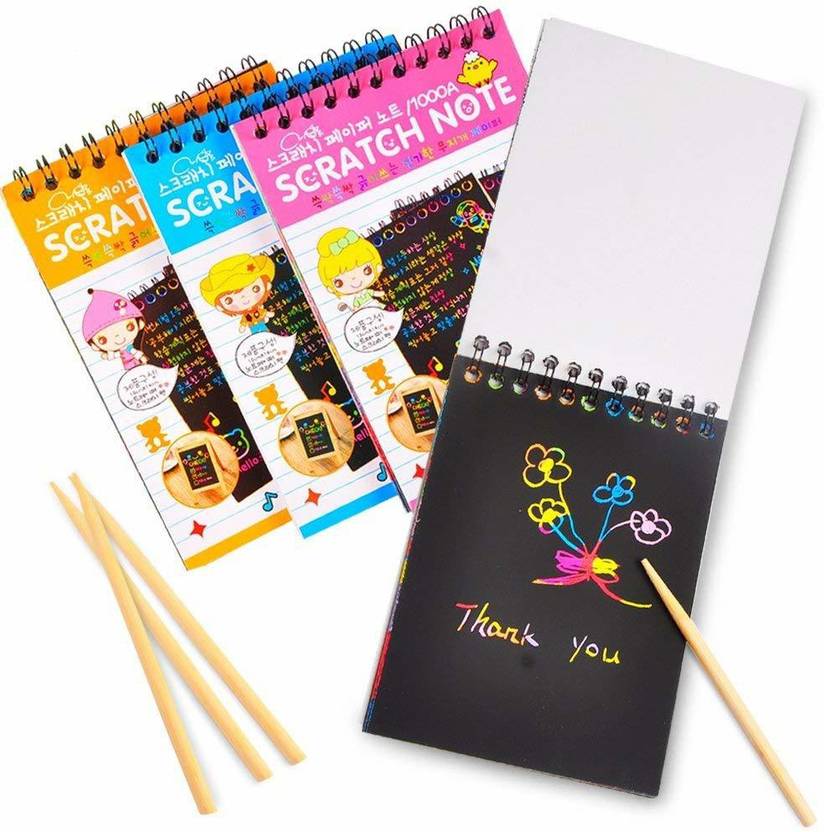 Flipkart.com | Furnish Marts Kids Stationery Magic Notebook Sketch ...
