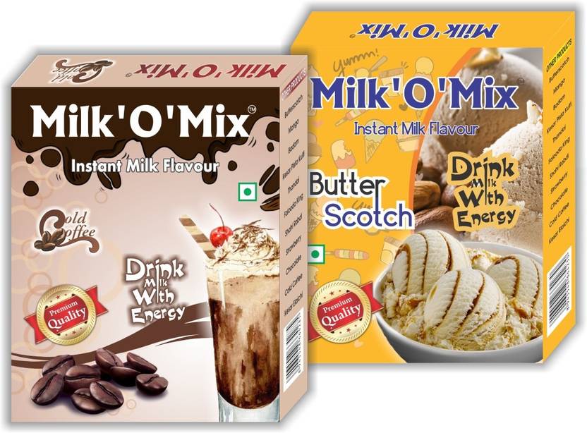 Milk'O'Mix Cold Coffee and Butterscotch Flavored Milk Powder Price in ...