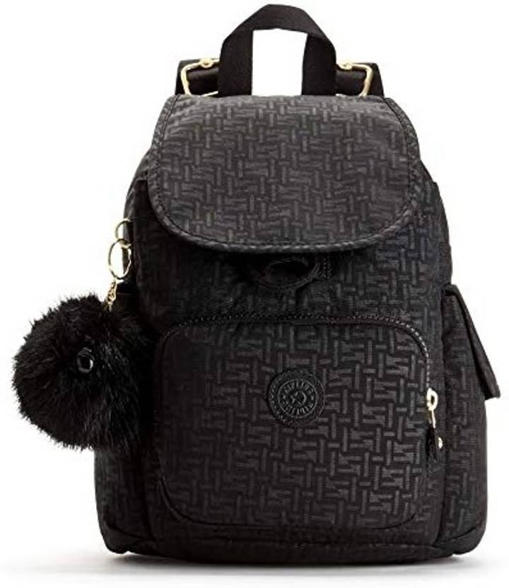 KIPLING City Pack Mini Backpack Black Pylon Emb 10 L Laptop Backpack ...