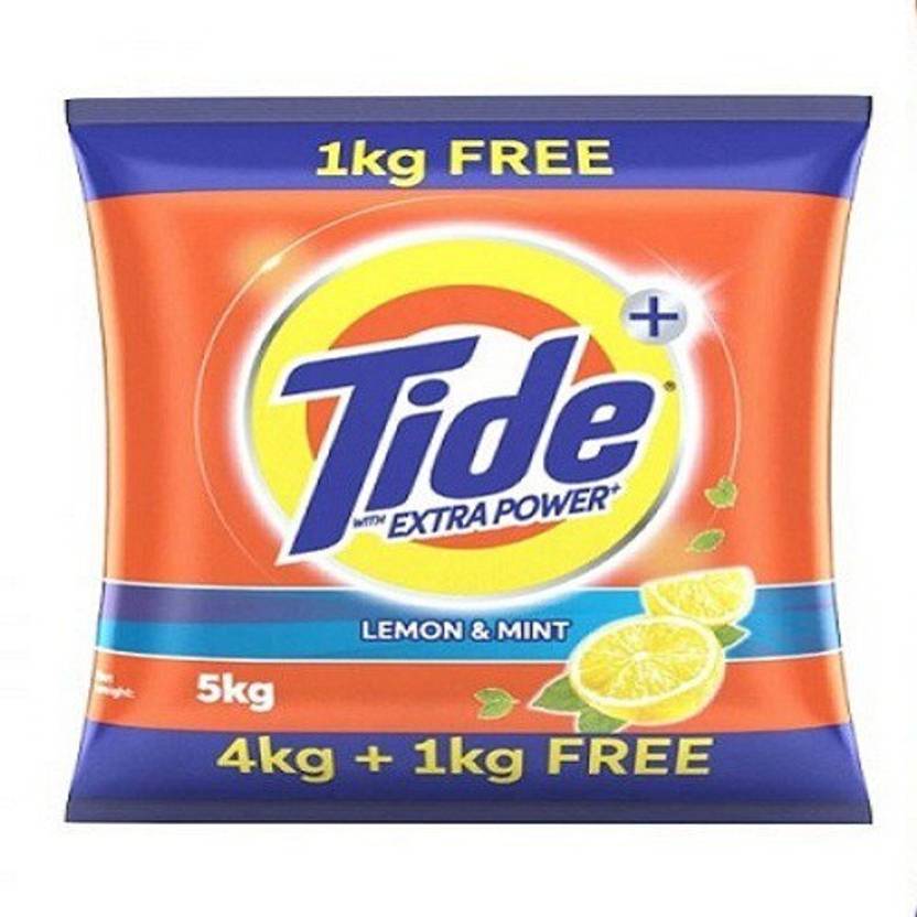 Tide Extra Power Lemon & Mint Detergent Powder Price in India - Buy ...