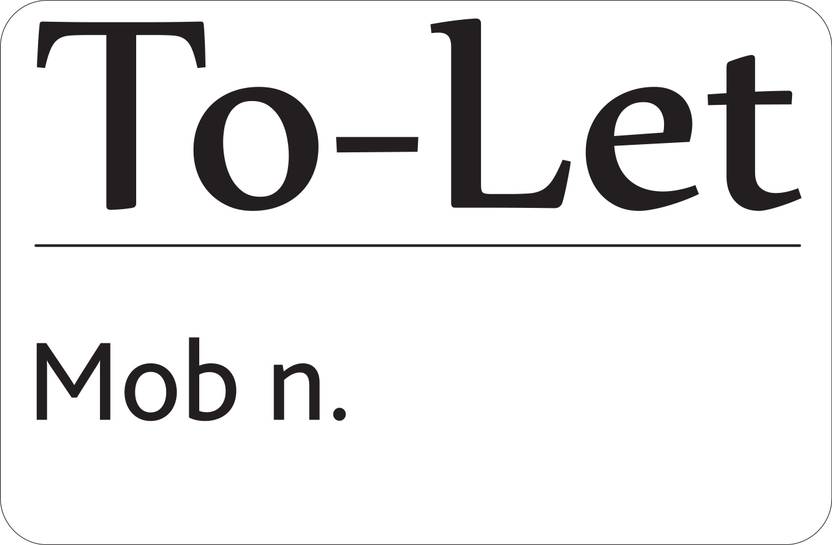 To-let (Gumming) poster for Room Owner Paper Print - Places, Art ...