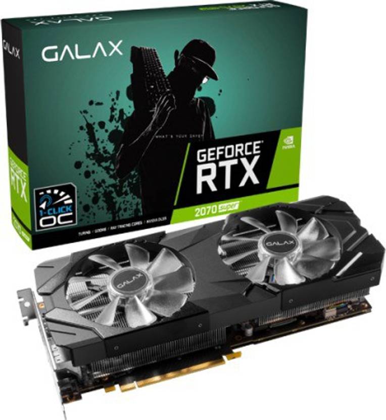 GALAX GeForce® RTX 2070 Super EX (1-Click OC) GDDR6 8 GB NVIDIA Chipset ...