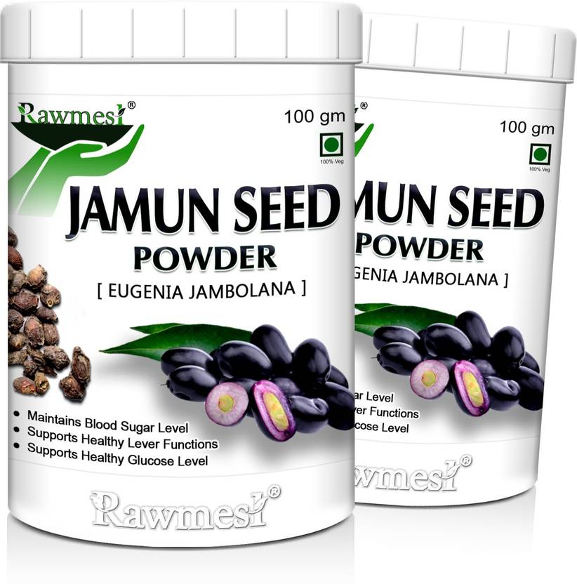 Rawmest Jamun Guthli Powder - Syzygium Cumini - Eugenia Jambolana Seed ...