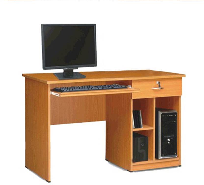 Lakdi - The Furniture Co. Trendy Computer Table with Drawer & Shelves ...