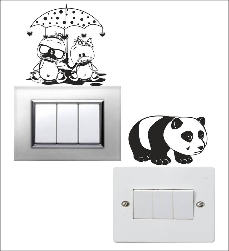Sticker Hub 12 cm Switch Board Sticker - Wall Decorative - Switch Panel ...