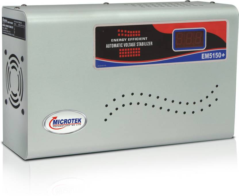 Microtek EM5150+ For AC upto 2 Ton (150V-290V) Digital Voltage ...