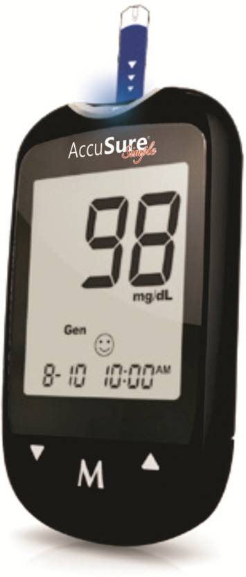 AccuSure Simple Glucometer Price in India - Buy AccuSure Simple ...