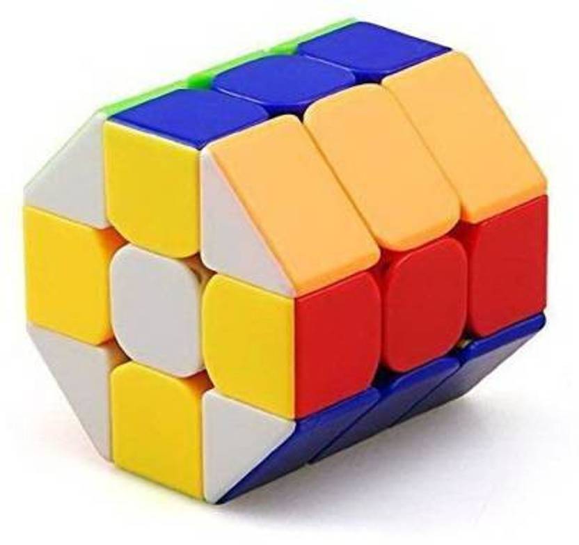 Rls Solutions 3x3 Octagon Barrel Magic Cube, Highly Stable Puzzle Cube ...