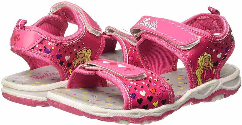 BARBIE Girls Velcro Sports Sandals Price in India - Buy BARBIE Girls ...