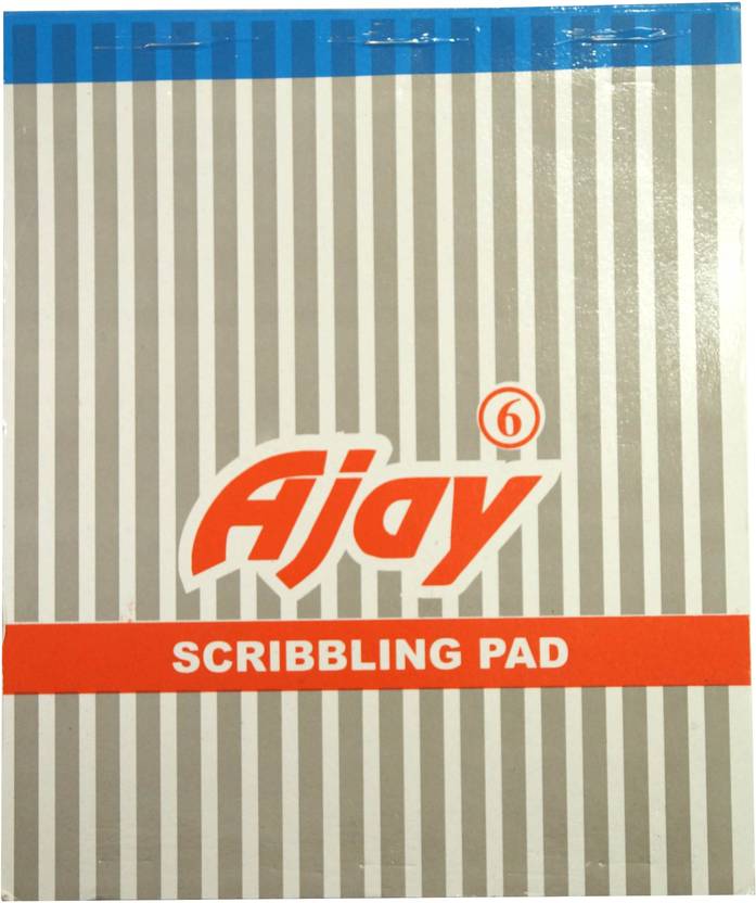 AJAY Scribbling pad Book-size Memo Pad Single Rule 50 Pages Price in ...