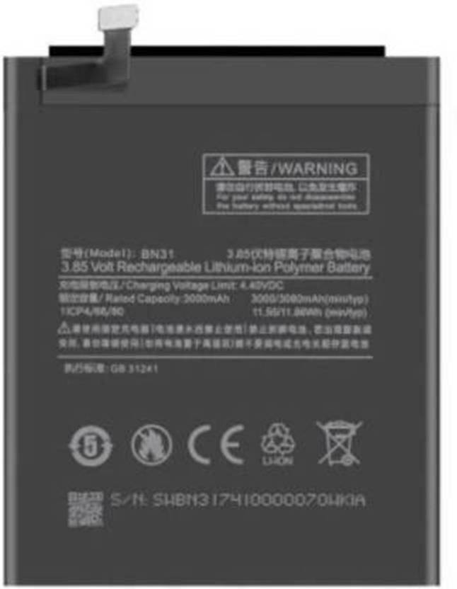 MD ORIGINAL Mobile Battery For Xiaomi Mi Redmi Y2 Mobile Battery For ...