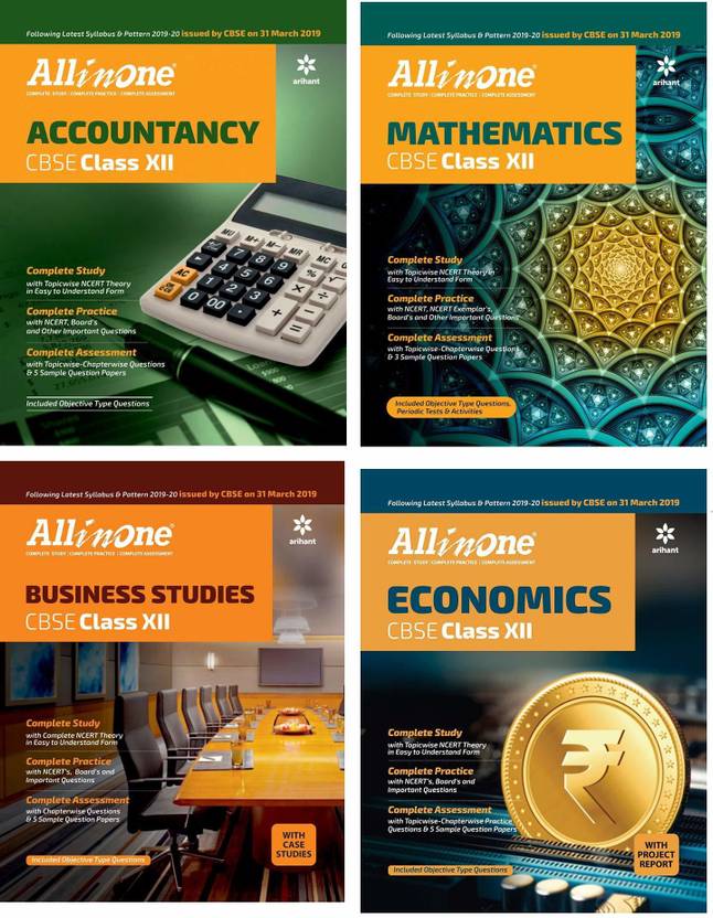 All IN ONE COMBO For Class 12th Combo Of 4 BOOKS For Commerce ...