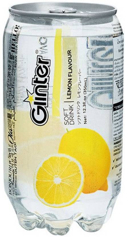 Glinter Lemon Flavour Soft Drink, 350ml Price in India - Buy Glinter ...