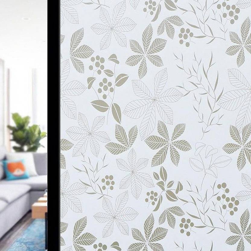 Ampire 45 cm Glass Stickers Doors and Windows Film Maple Leaves Self ...